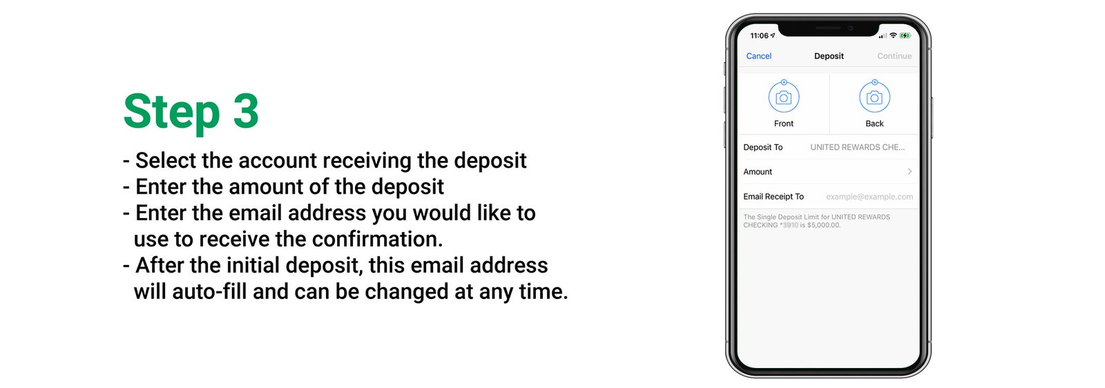Mobile Deposit